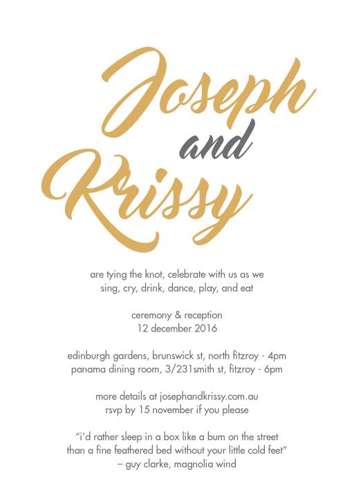 Wedding Invitations & Cards By James | Paperlust