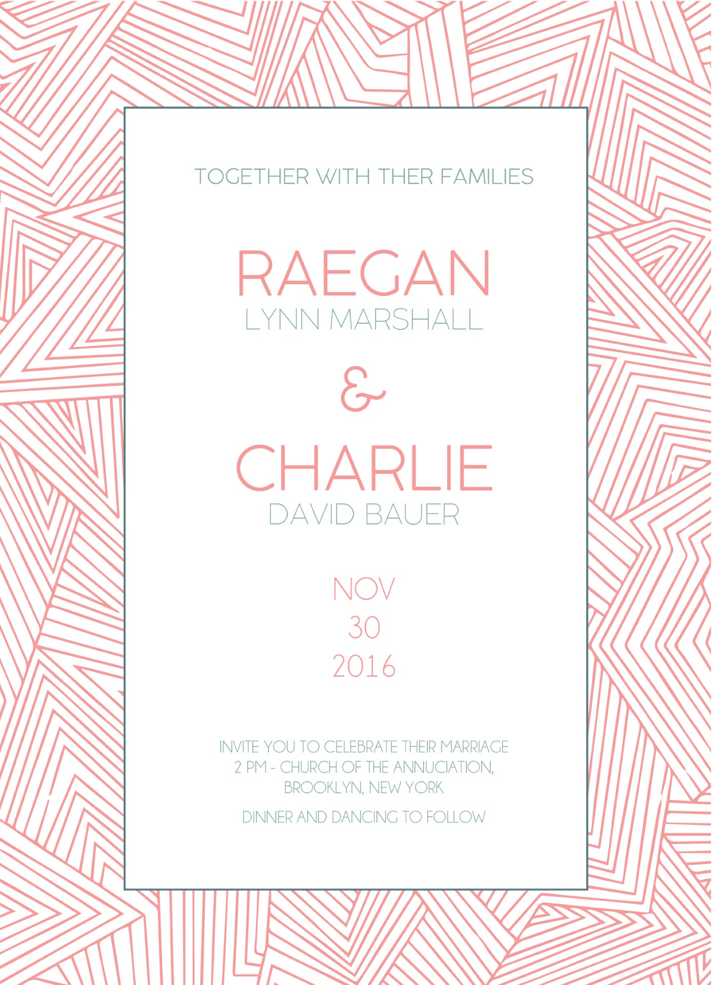 Wedding Invitation Wording With 5 Lines