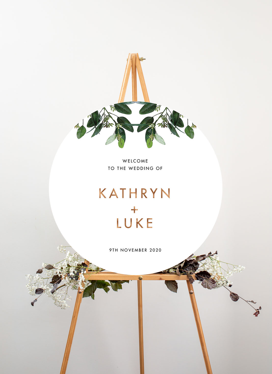 Garden Estate | Vinyl Foil | Wedding Signs