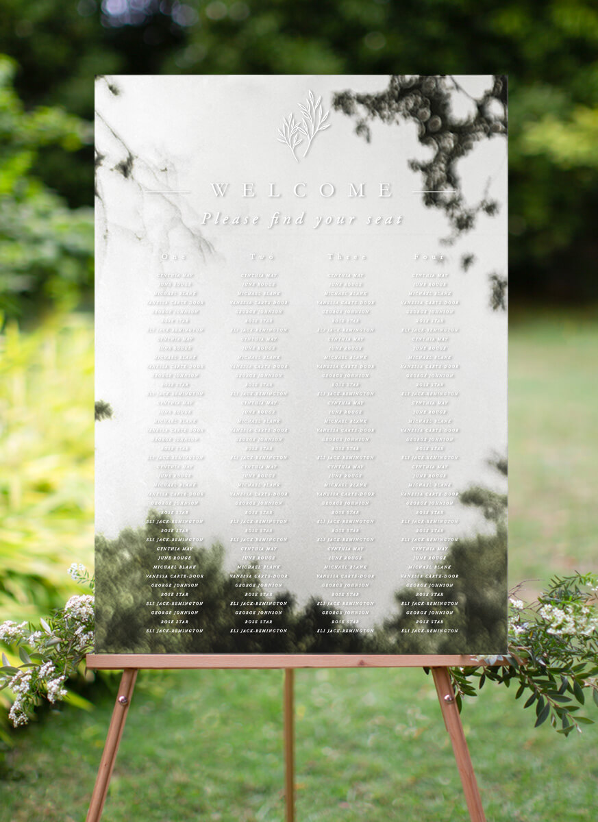 Luna | Digital Printing | Wedding Seating Chart
