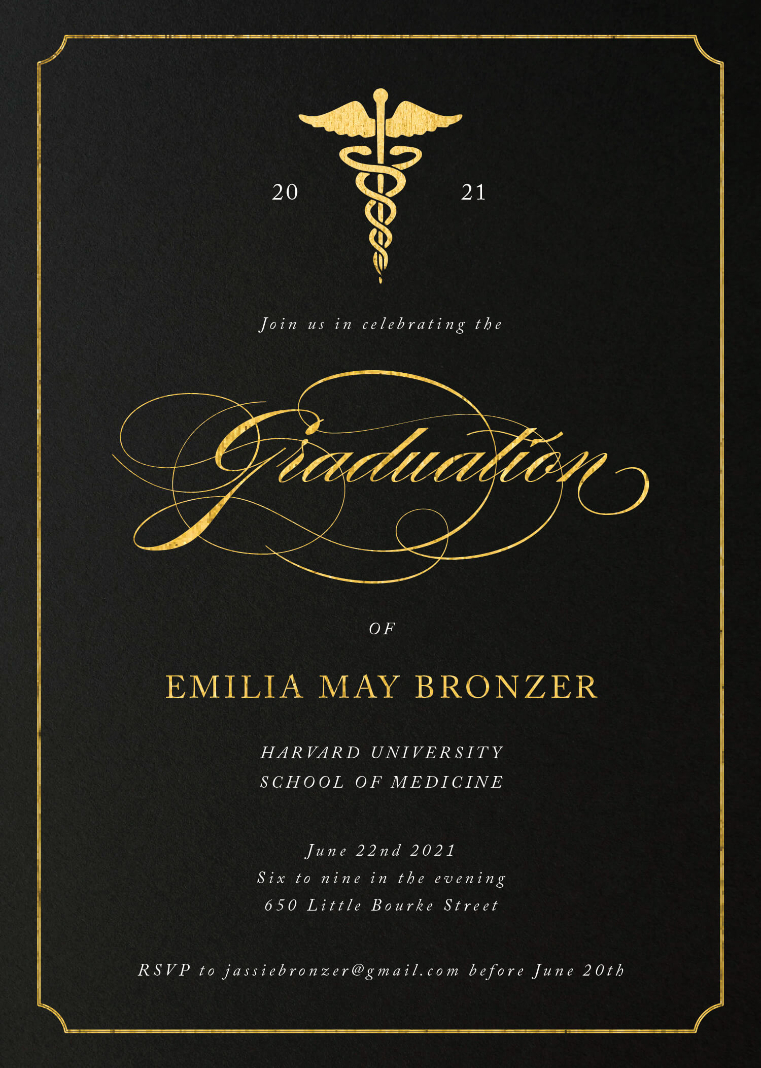 Pharmacy Graduation Invitations